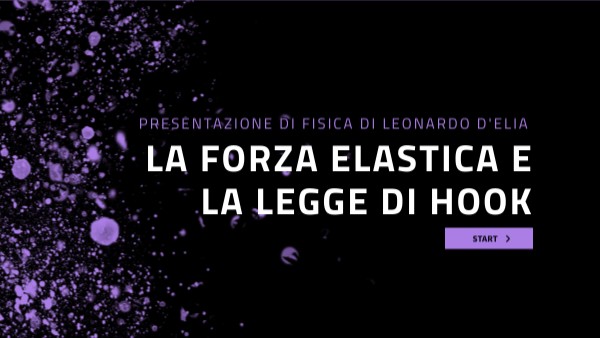 la forza elastica e la legge di hook | Genially