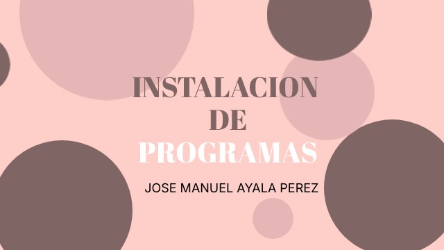 instalacion de programas | Genially