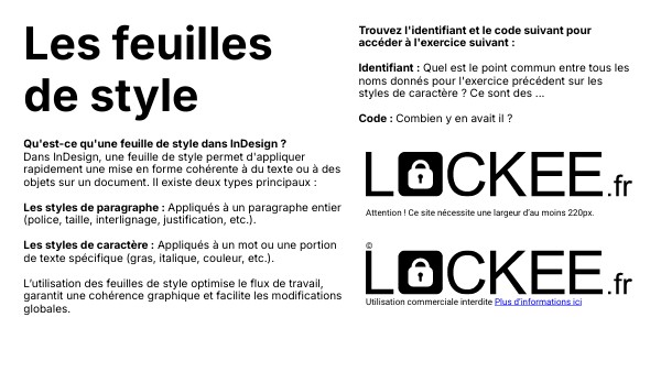 Les feuilles de style | Genially