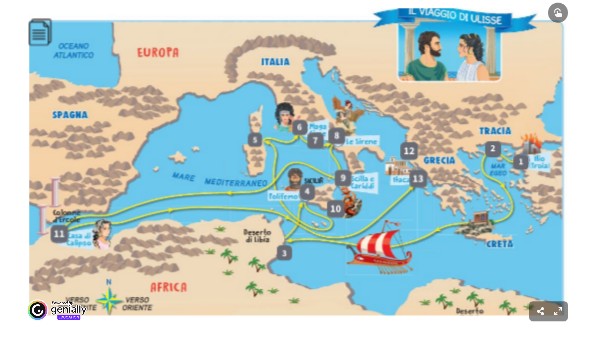 Mappa del viaggio | Genially