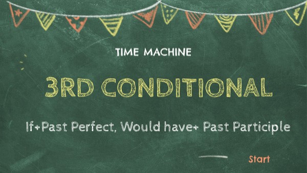 3rd conditional Time Machine Laura Núñez | Genially