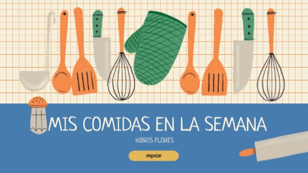 MIS COMIDAS EN LA SEMANA | Genially