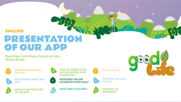 PRESENTATION OF OUR APP | Genially