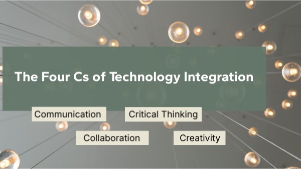 The Four Cs of Technology Integration | Genially