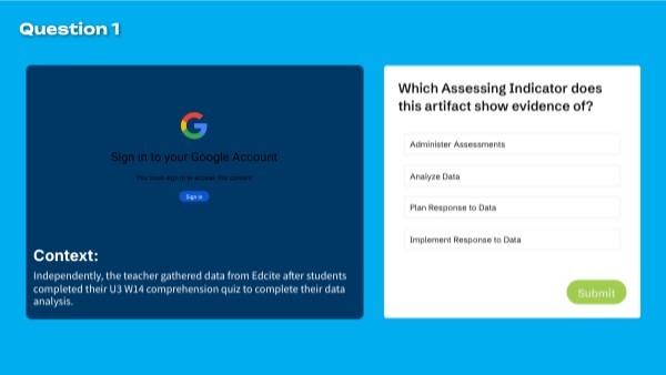 CF Assessing Practice (C&I and SE) | Genially