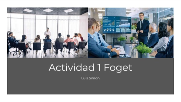 Actividad 1 Foget | Genially