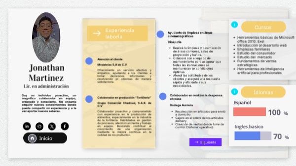 CV Interactivo | Genially