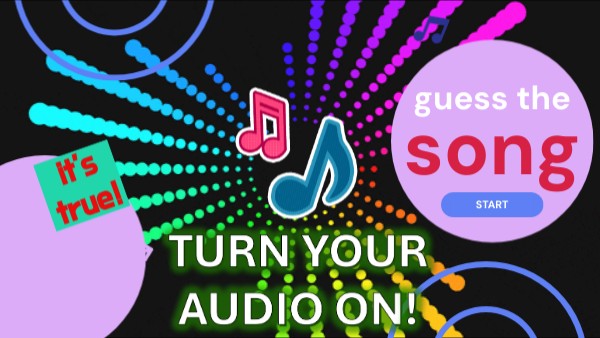 GT ADVISORY #8: Guess the Song | Genially