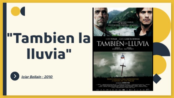 "Tambien la lluvia" | Genially