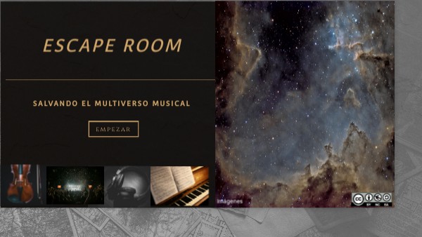 Escape room Salvando el multiverso musical | Genially
