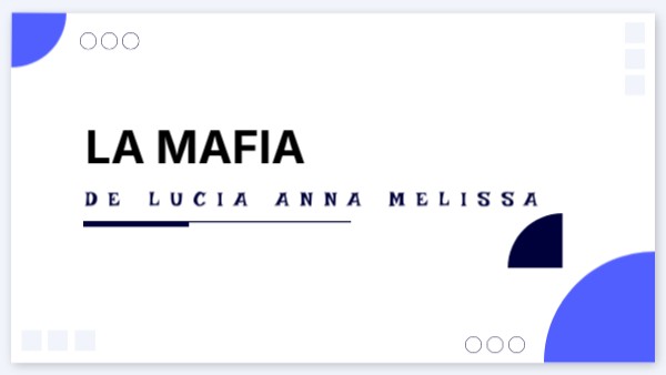 LA MAFIA | Genially