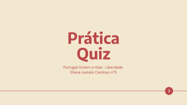Prática Quiz | Genially
