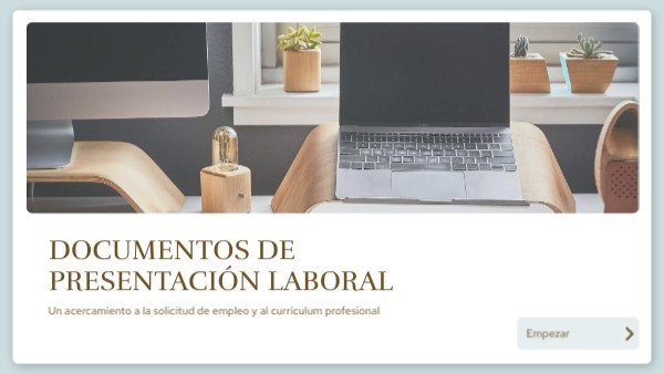 Documentos de presentación laboral | Genially