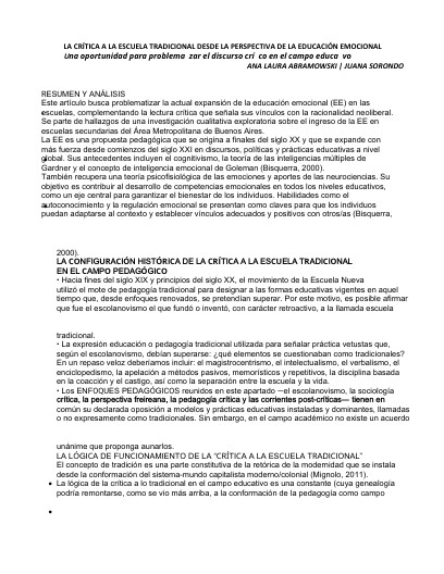 LA CRÃ TICA A LA ESCUELA TRADICIONAL.pdf | Genially