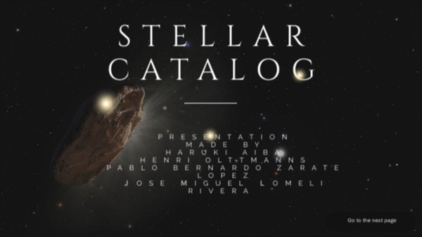 Stellar catalog | Genially