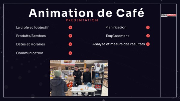 Animation de Café | Genially