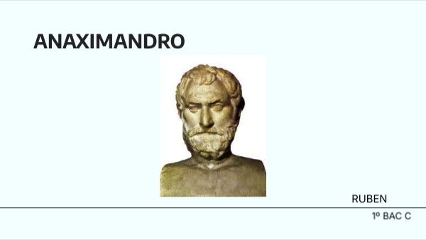 ANAXIMANDRO | Genially