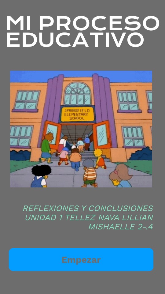 Mi proceso educativo | Genially