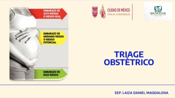 TRIAGE OBSTÈTRICO | Genially