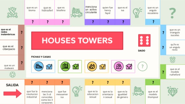 houses and towers | Genially