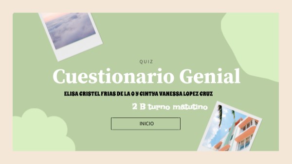 Cuestionario Genial cultura d | Genially