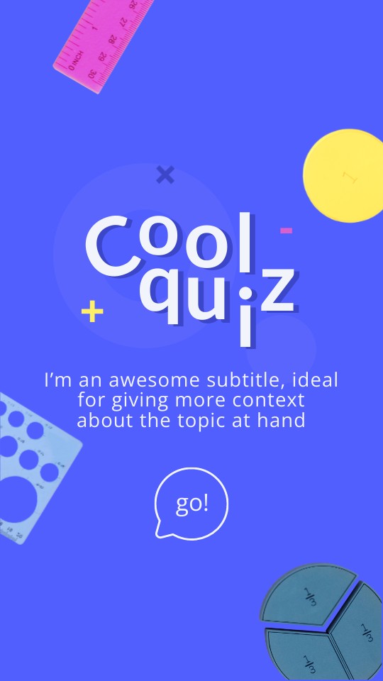 Quiz matemática is cool mobile | Genially
