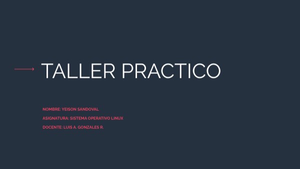 Taller Practico | Genially