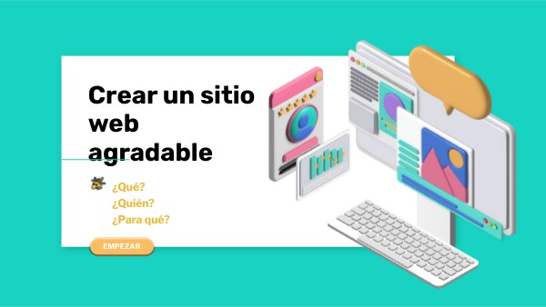 Crear un sitio web agradable | Genially