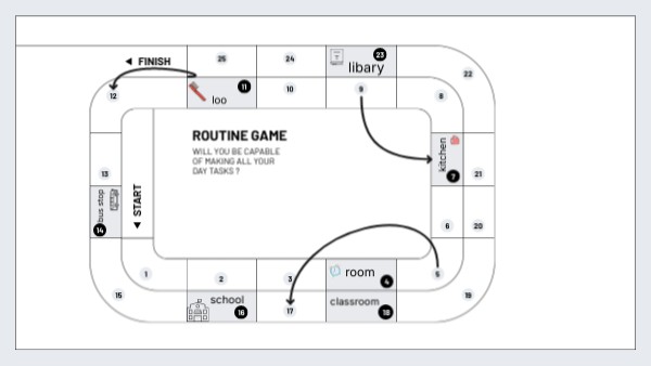 Routine game | Genially