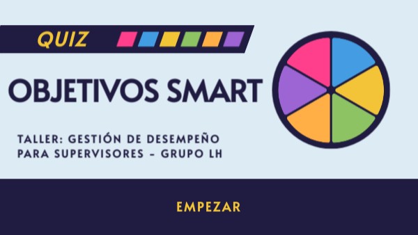 OBJETIVOS SMART | Genially