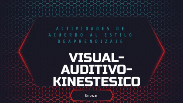 visual-auditivo-kinestesico | Genially