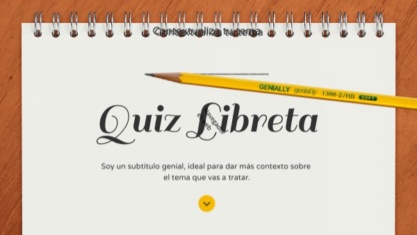 Quiz Libreta | Genially