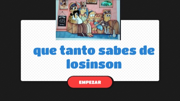 que tanto sabes de losinson | Genially