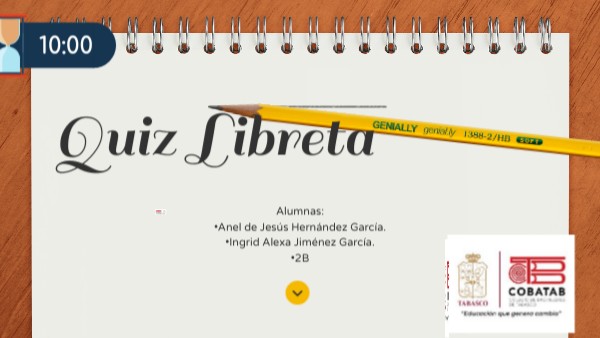 Quiz Libreta | Genially