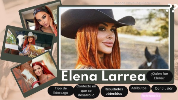 Elena Larrea Ser líder | Genially