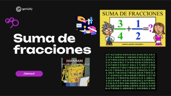 Suma de fracciones | Genially