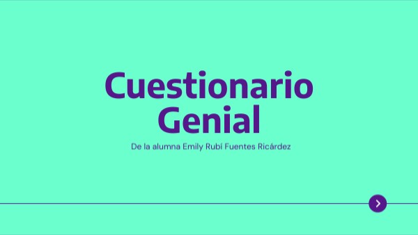 Cuestionario Genial | Genially