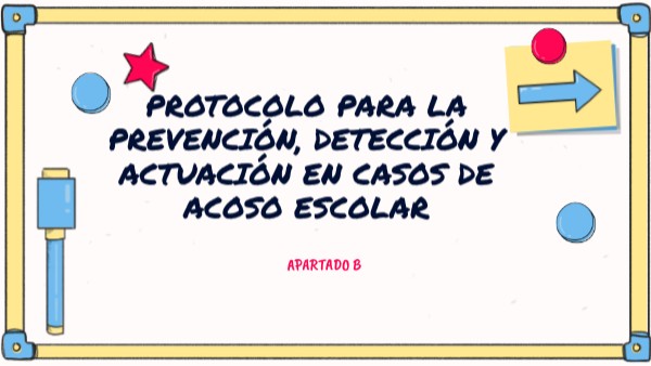 PROTOCOLO PARA LA PREVENCIÓN, DETECCIÓN Y ACTUACIÓN EN CASOS DE ACOSO ESCOLAR | Genially