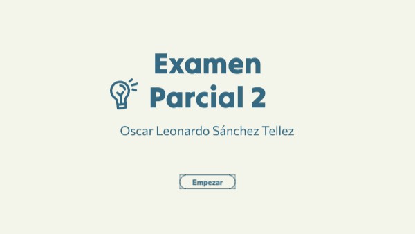 Presentación exámen | Genially