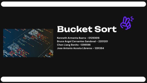 Bucket Sort | Genially