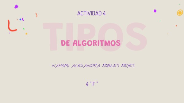 de algoritmos | Genially