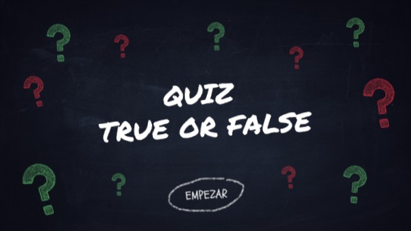 QUIZ true or false | Genially