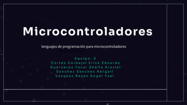 Microcontroladores | Genially