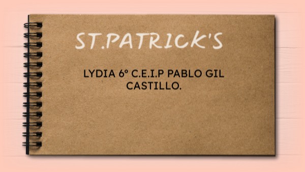 Copia - ST.PATRICK'S | Genially