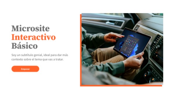 Microsite Interactivo Básico | Genially