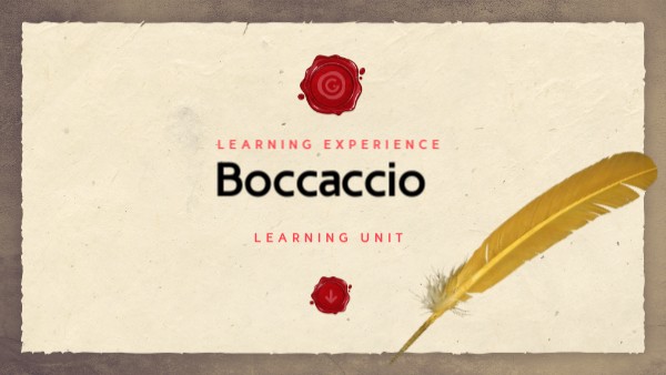 Boccaccio | Genially