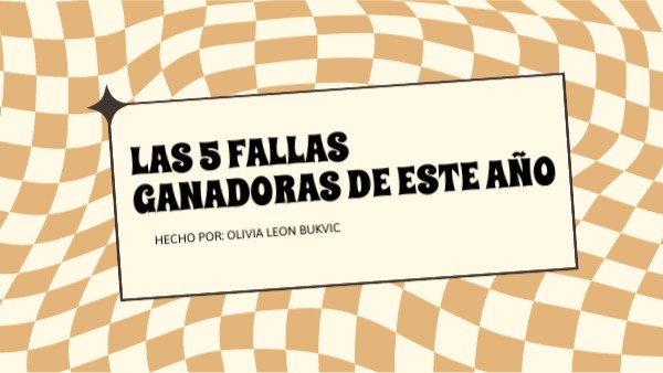 Las 5 fallas ganadoras de este año | Genially