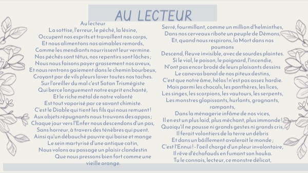 AU LECTEUR | Genially