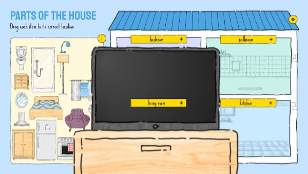 House Parts Game | Genially