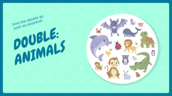 double ANIMALS | Genially